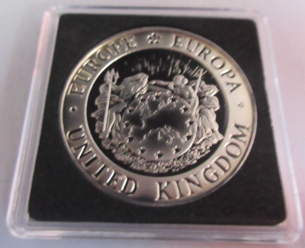 1992 EUROPE EUROPA PROOF UNITED KINGDOM 5 ECU COIN BOX & COA | eBay