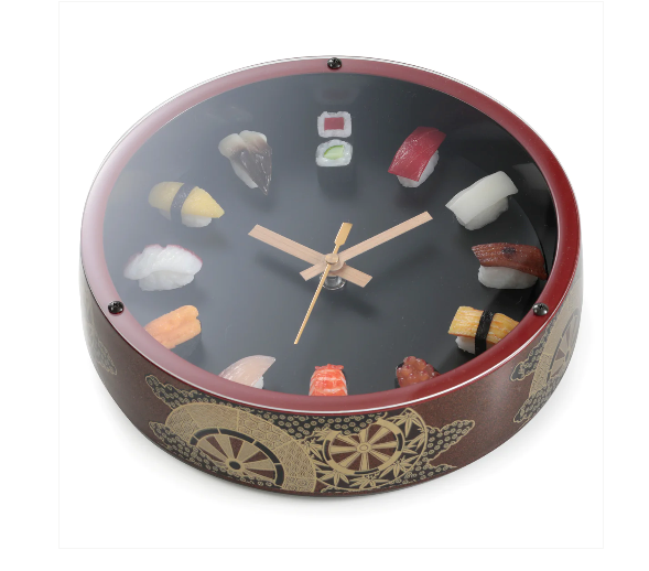Sushi Clock Japan food sample craftsman nigiri-sushi | eBay