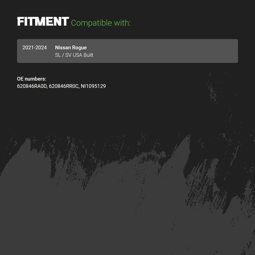 Bumper Valance For Nissan Rogue 2021-2023 Front Lower USA Built CAPA ...