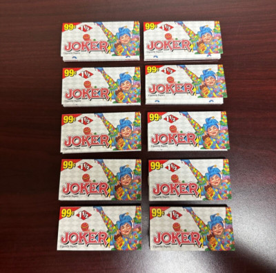 JOKER 1 1/2 Cigarette Rolling Papers -10 PACKS | eBay