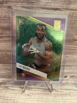 2023 Panini Donruss Elite Jay Ward Rookie Green Disco Parallel Vikings ...