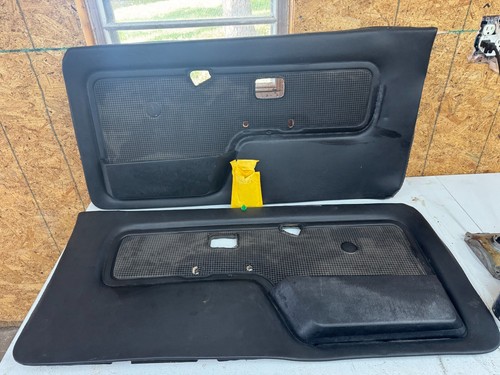 BMW E30 Coupe Front Door Cards - Houndstooth & Vinyl | eBay