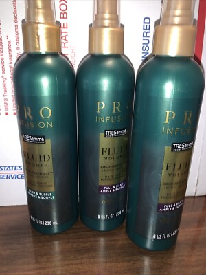 2 Pack Tresemme Pro Infusion Fluid Volume Full & Silky Hair Tonic Spray ...