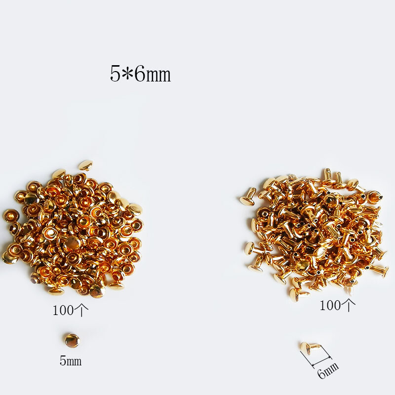 Double Cap Rivets Stud Rapid Rivets Leather Craft Repair 5mm 8mm 9mm ...