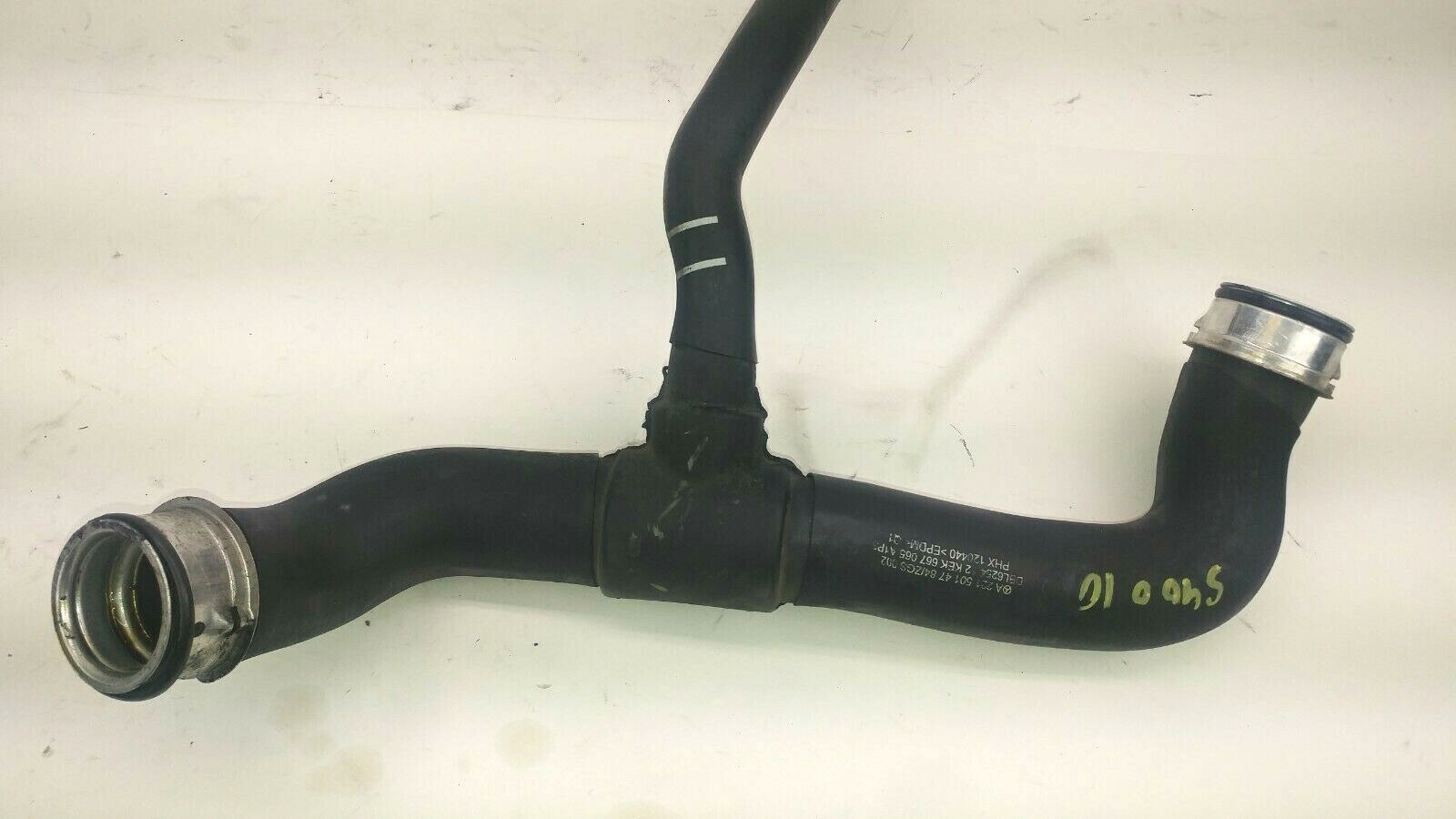10-13 Mercedes W221 S400 Lower Radiator Cooling Hose Pipe 2215014784 ...
