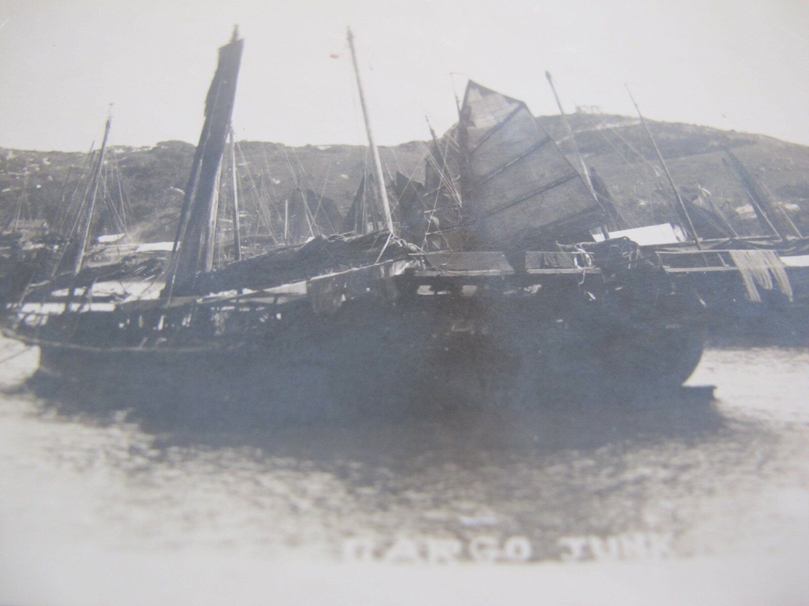 China Cargo Junk Ship Asia RPPC Postcard Hong Kong | eBay
