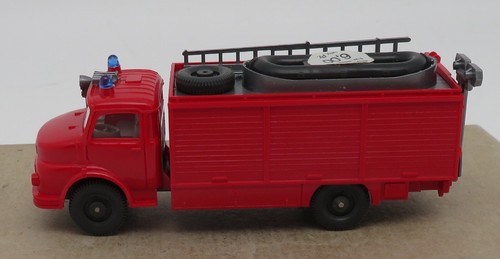 b WIKING HO 1/87 CAMION MB MERCEDES L 1413 POMPIERS FIRE CANOT ...
