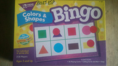 2)Trend Colors & Shapes Bingo Game | eBay