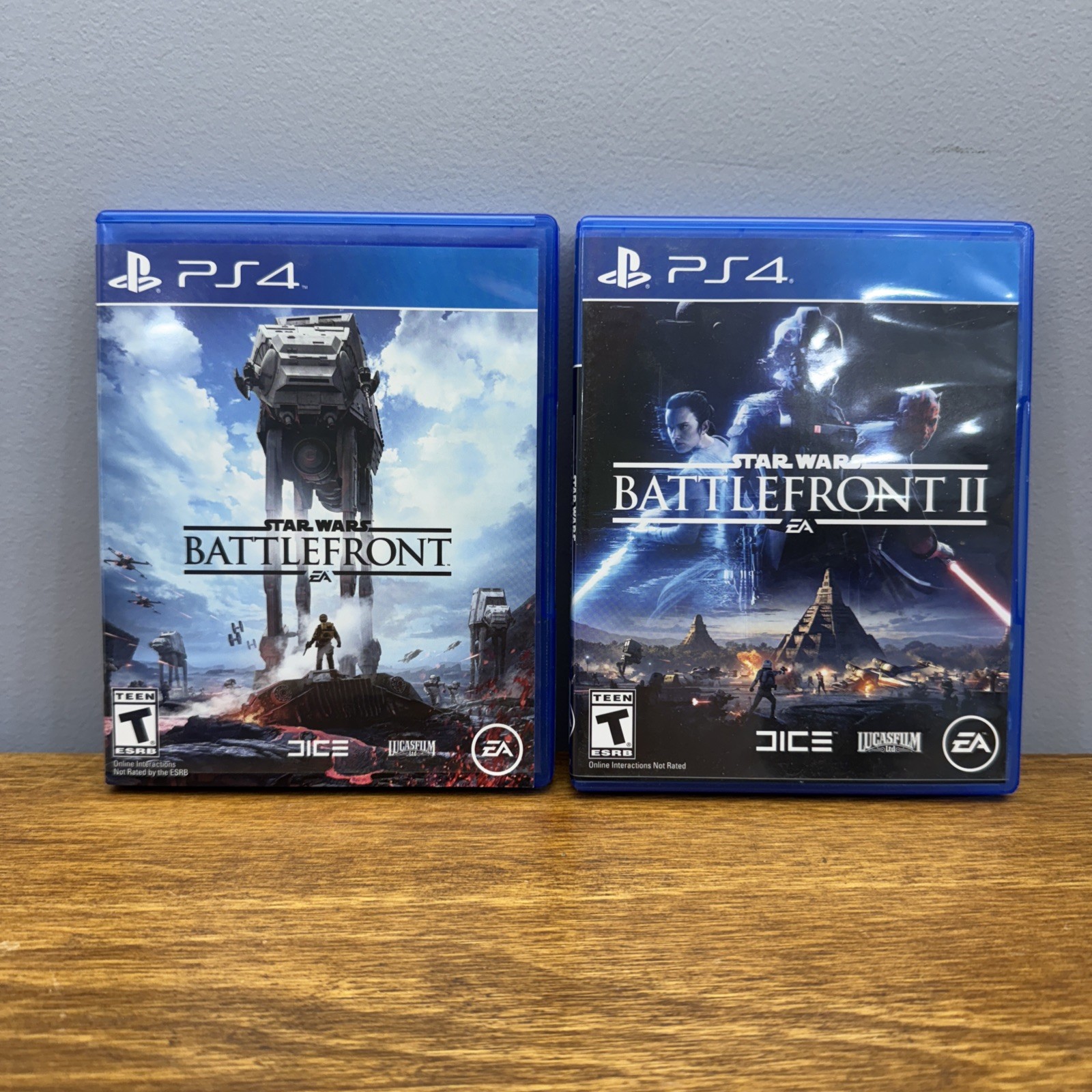 Star Wars Battlefront 1 & 2 Bundle (Sony PlayStation 4 PS4) CIB Tested ...