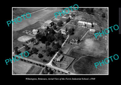 OLD LARGE HISTORIC PHOTO WILMINGTON DELAWARE, THE FERRIS SCHOOL c1940 ...