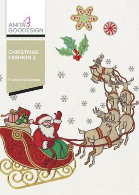 Christmas Fashion 2 Anita Goodesign Embroidery Machine Design CD NEW ...