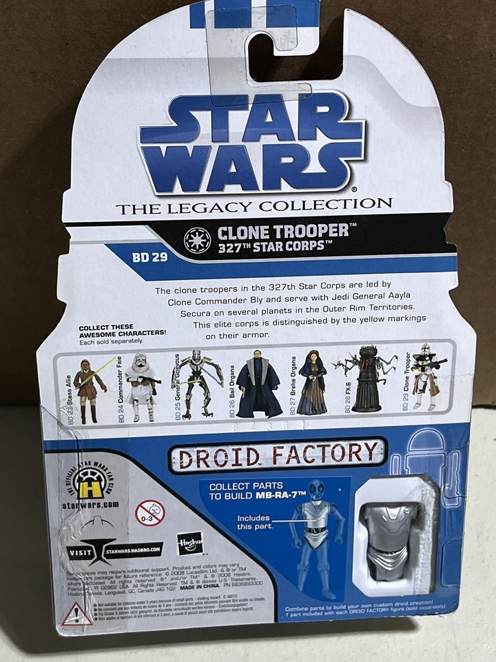 Star Wars Legacy Collection Clone Trooper 327th Star Corps BD 29 NEW | eBay