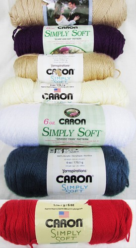 Caron Simply Soft yarn choice of color weight varies | eBay
