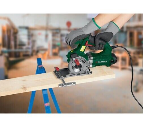 Parkside 710W Electric Mini Plunge Circular Saw With Laser Guide Ø89mm ...