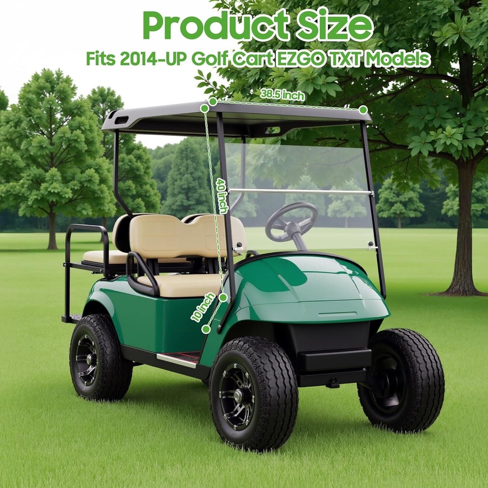 Golf Cart Front Strut Roof Top Support Windshield Frame for EZGO TXT ...