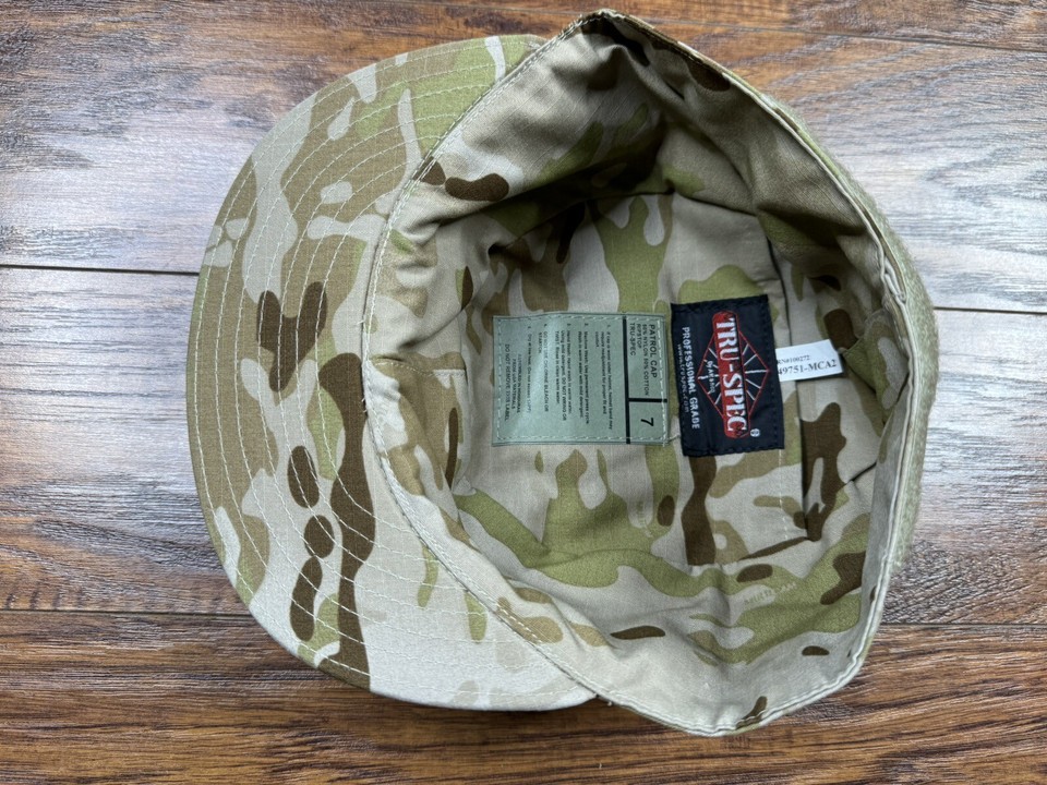 TRU SPEC PATROL CAP ORIGINAL MULTICAM COVER HEAD GEAR HAT DESERT CAMO ...