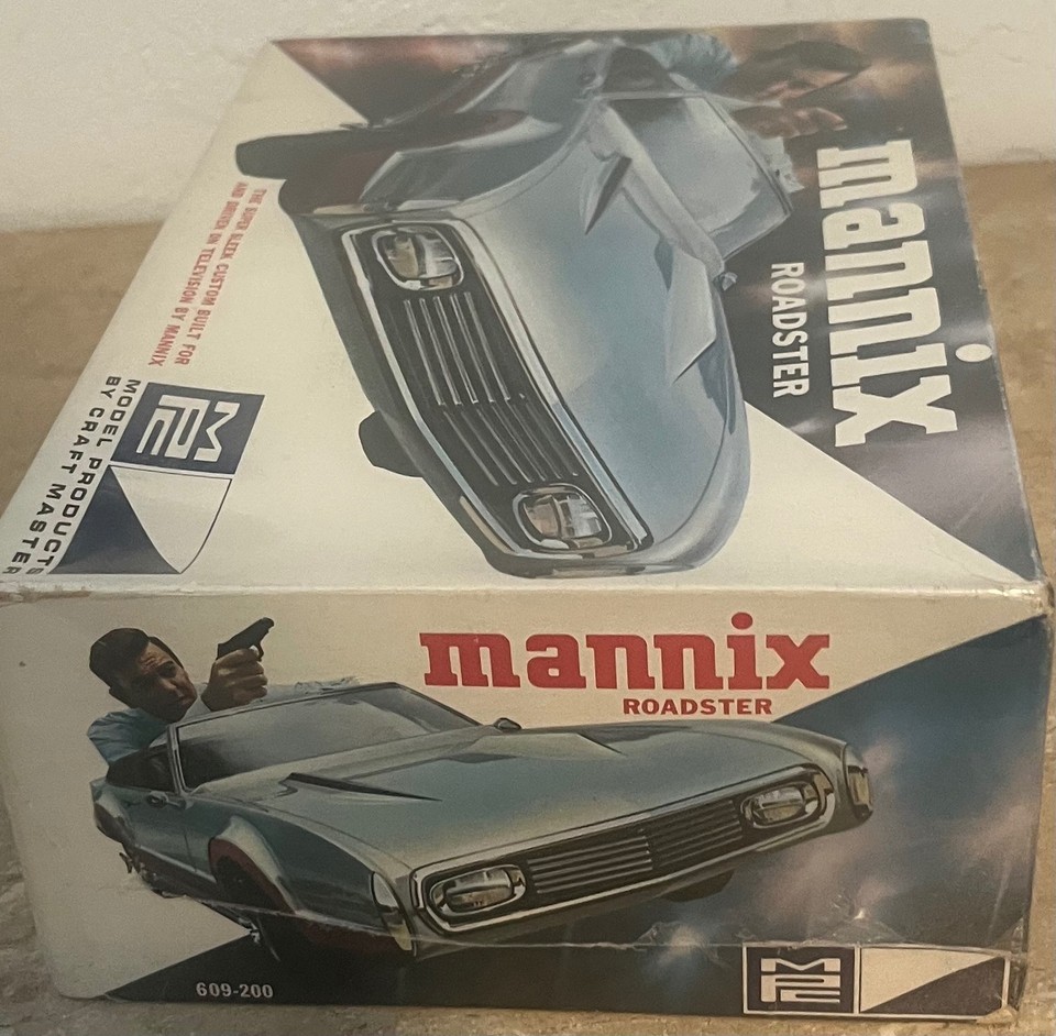Vintage 1968 MPC Mannix TV Show Roadster Plastic Model Kit Sealed | eBay