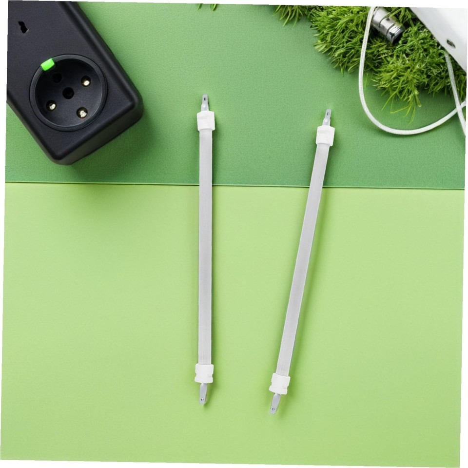 2x 225mm 400W Halogen Heater Tubes Replacement Frosted Fire Bar Element ...