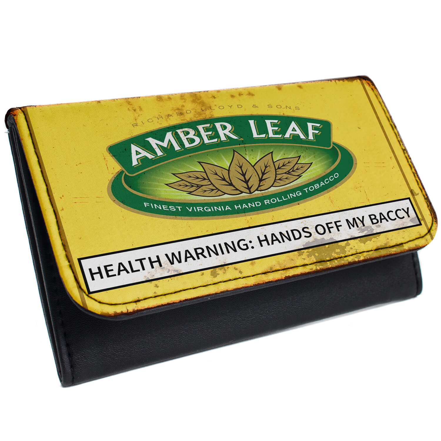 Personalised Tobacco Pouch Vintage Rolling Baccy Retro Smoking ...