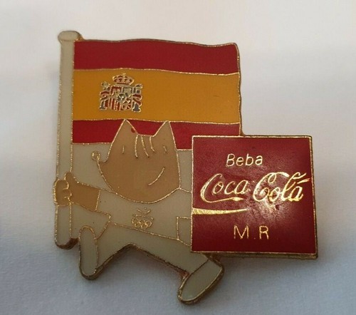 PIN COBI BANDERA DE ESPAÑA, BARCELONA 92 COCA COLA | eBay