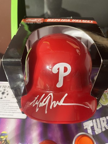 Mitch Williams Autographed Signed Phillies Riddell Mini Helmet | eBay