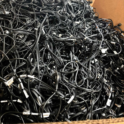 Lot of 20 - 100 PC 3-Prong Mickey Mouse AC Power Cord for Laptop, PC ...