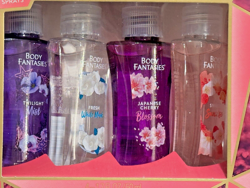 BODY FANTASIES - 4 Body Sprays, Perfume Set - Long-lasting Fragrance ...