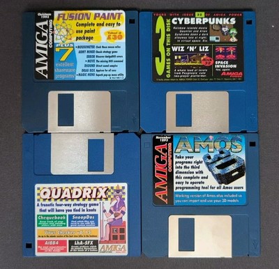 Amiga Format Cover Disks - Amiga Software Demos, Amiga Game Disk ...