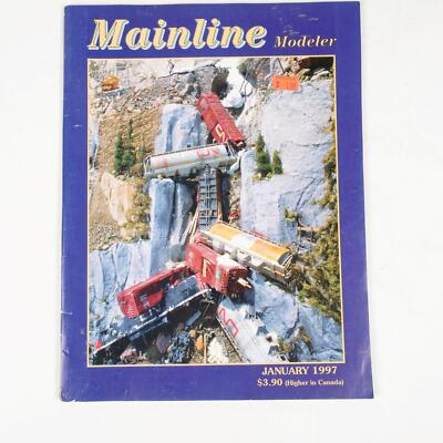 Mainline Modeler Magazine January 1997 Issue Model Railroading SP&S ...