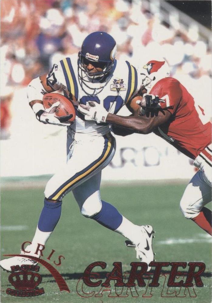 1996 Pacific Pure NFL Gridiron - Cris Carter #68 Red for sale online | eBay