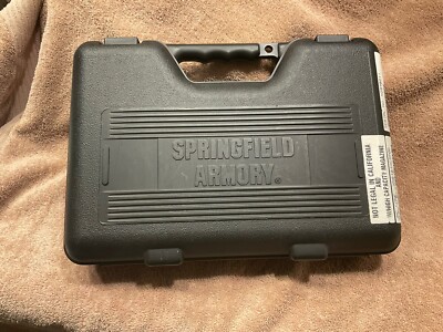 SPRINGFIELD ARMORY Factory 4” XD-9mm Empty Hard Case & Manual VG ...