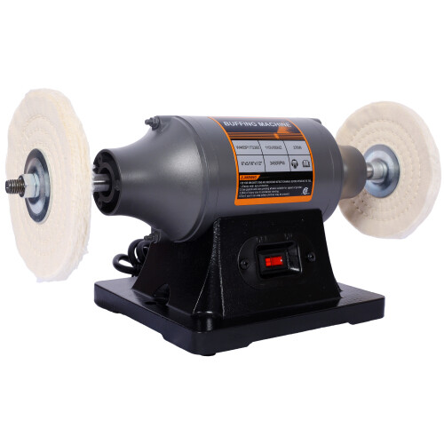 Bench Buffer Jewelry Polisher- 4PCs 80Ply Thic Buffing Wheels ...