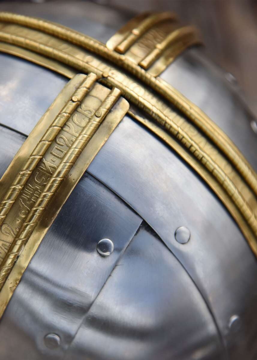 Medieval viking Coppergate Helmet & butted aventail, Reenactment Armour ...