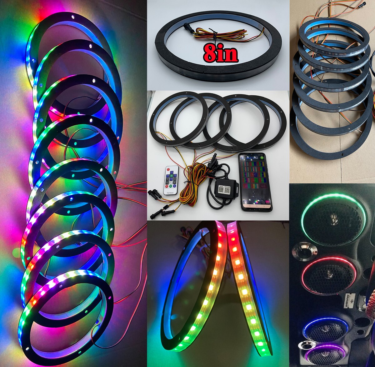 Led Speaker Rings For Boats