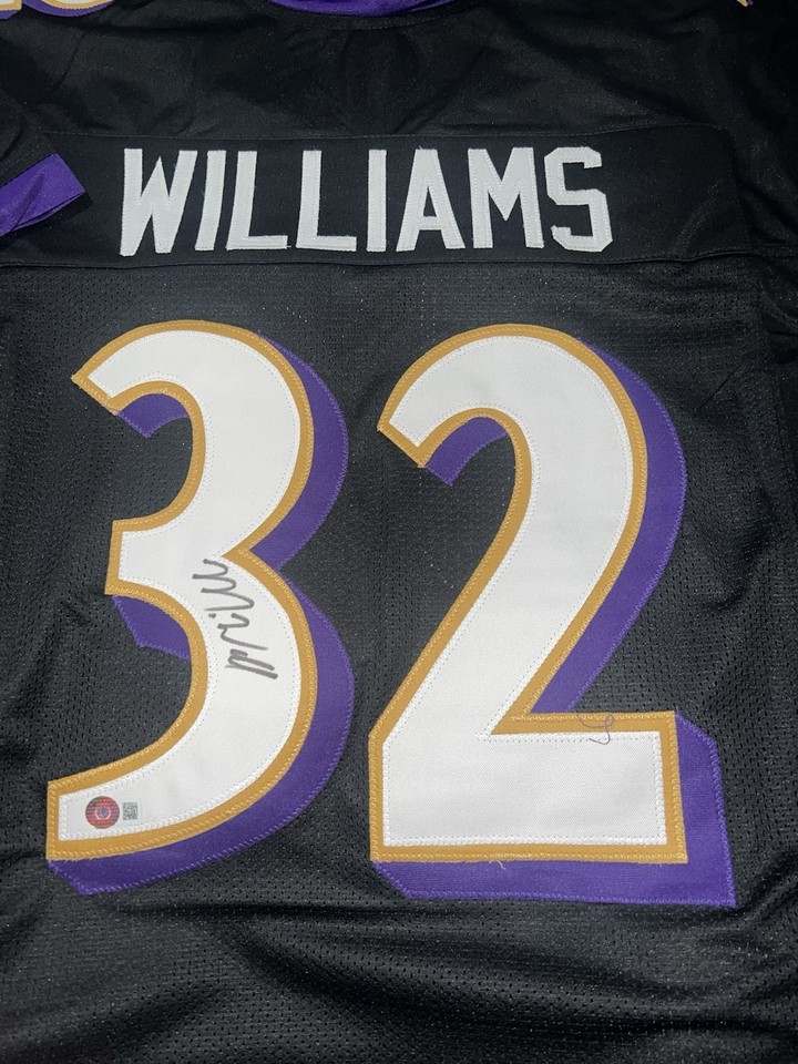 NFL Auto / Signed Baltimore Ravens Custom Jersey Autograph COA BAS ...
