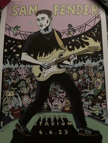 Sam Fender London Stadium 2025 A3 Print Poster Album Unframed | eBay