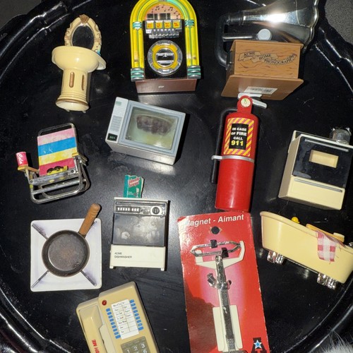 Lot Of 12 Vintage 1990s ACME Refrigerator Magnets -, Landline, And More ...