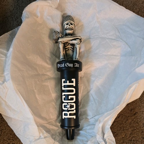 Rogue - Dead Guy Ale - Skeleton Beer Tap Handle Brand New In Box | eBay