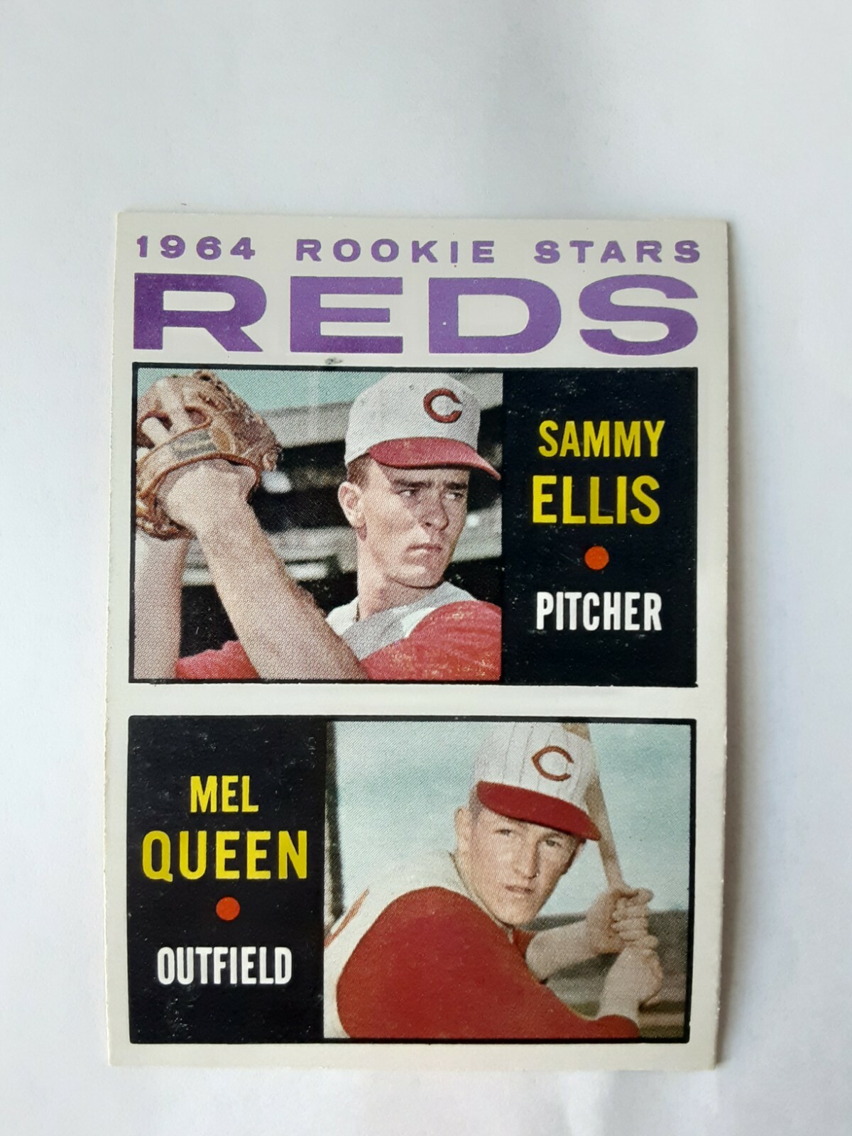 1964 Topps Reds Rookie Stars Ellis/Queen Rookie #33 | eBay