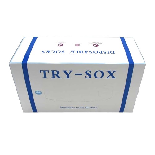 100pcs Disposable Socks One Time Use Ankle Hygienic Nylon Sox For Shoes ...