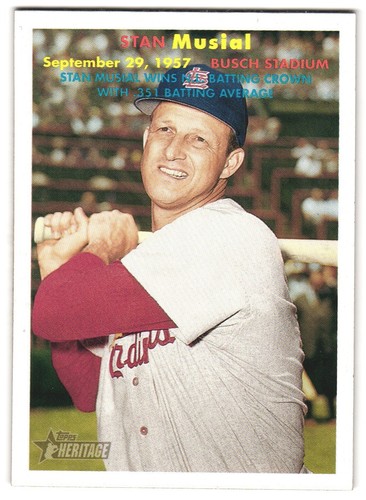 Stan Musial 2006 Topps Heritage Flashbacks #FB-SM | eBay