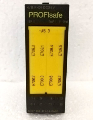 Siemens 6ES7138-4FA04-0AB0 PROFIsafe SIMATIC DP, Electronics module f ...
