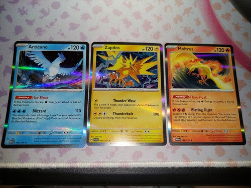 Zapdos Moltres Articuno Pokemon LEGENDARY BIRDS HOLOS 3 Card Set NM! | eBay