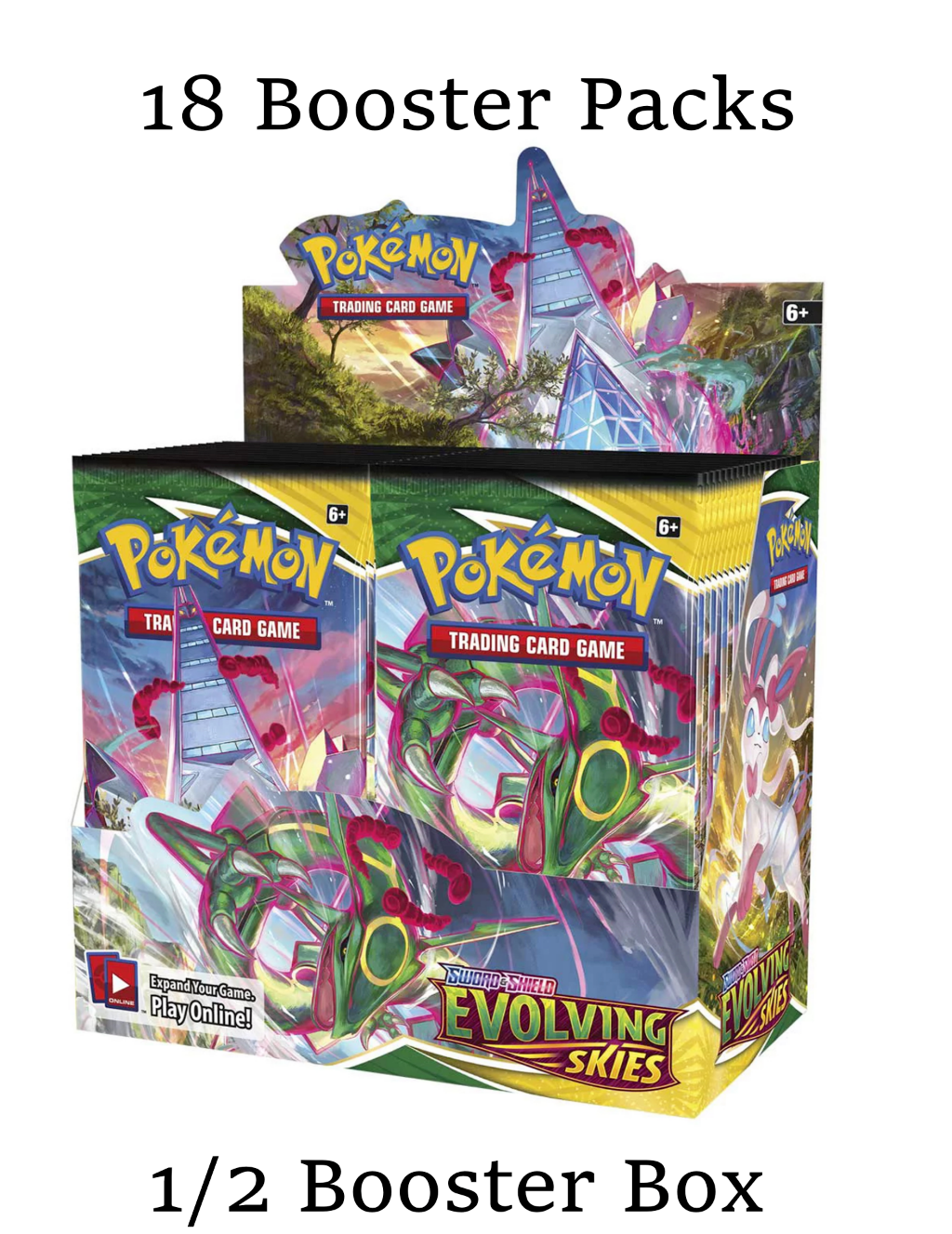Evolving Skies Booster Box & Packs + V, Vmax Eeveelutions & Eevee ...