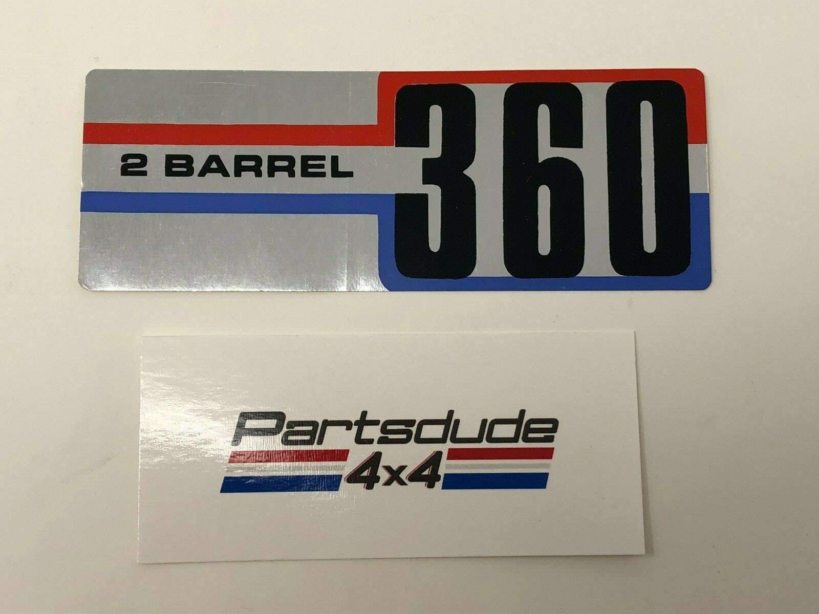 Decal-360 2bbl-AMC-Jeep-Commando-CJ5-Jeep-FSJ-Wagoneer-AMC Air Cleaner ...