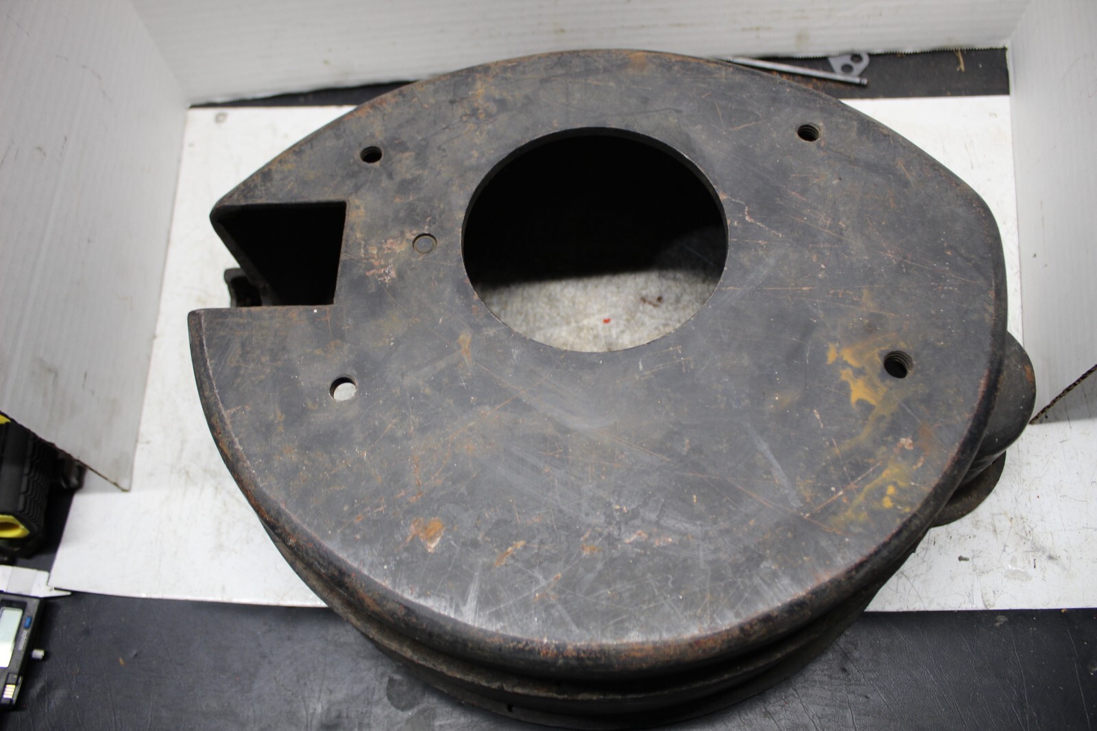 SBC steel scatter shield bellhousing ump imca wissota asa arca hot rod ...