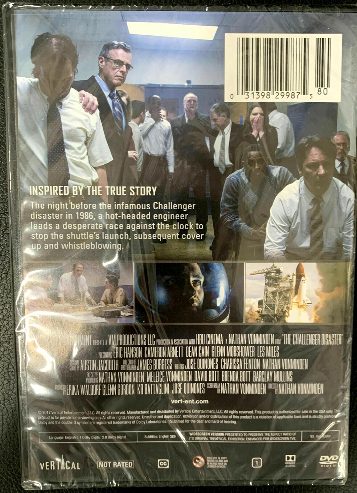 NEW SEALED The Challenger Disaster The Untold Story (DVD 2017)