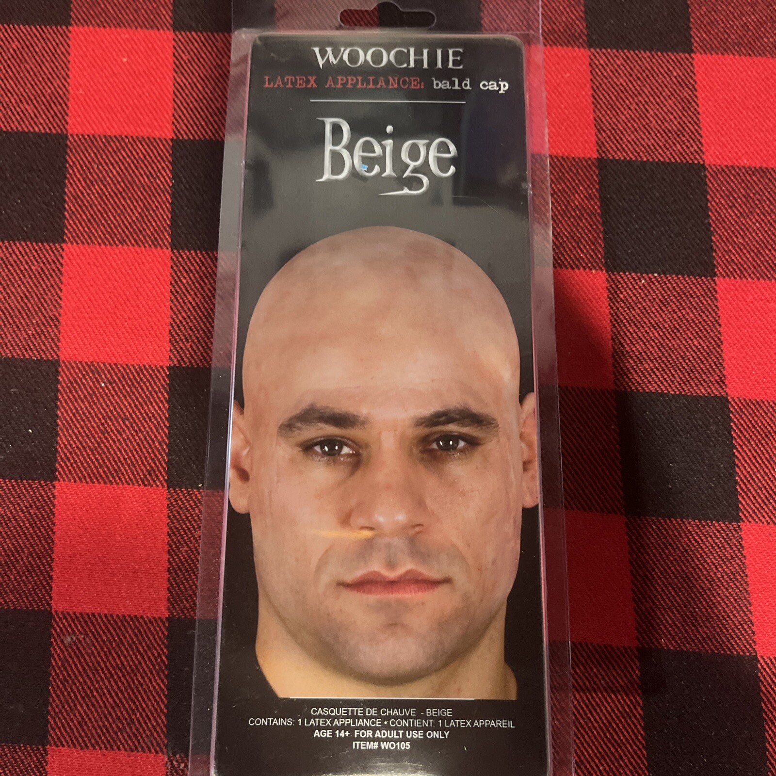 Woochie Cinema Secrets Beige Latex Appliance Bald Cap Prosthetic for ...