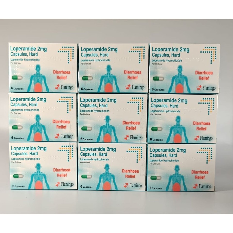 Loperamide Hydrochloride 2 mg Tablets- Pack Of 6 Capsules x 6 - | eBay UK