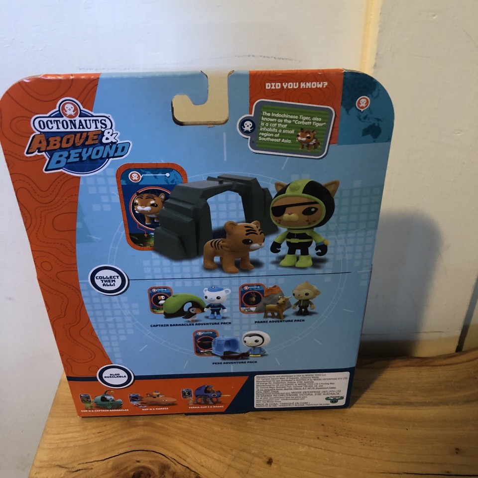 OCTONAUTS KWAZII ADVENTURE Figure Pack Accessories TIGER Above & Beyond ...